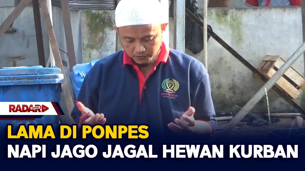 Idul Adha 1444 H, Lama Di Ponpes, Napi Jago Jagal Hewan Kurban - Radar ...