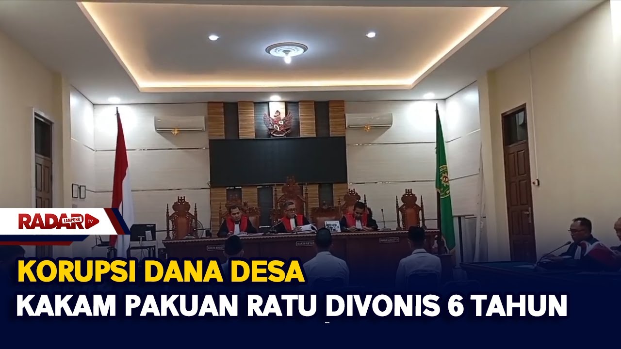 Kakam Pakuan Ratu Divonis 6 Tahun - Radar TV | Mattep Nihan